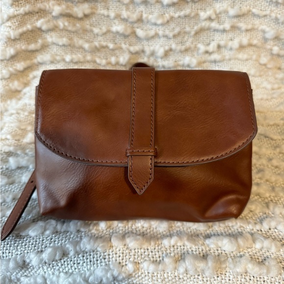 Fossil | Bags | Fossil Cognac Brown Small Leather Belt Bag | Poshmark